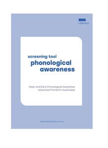 PHONOLOGICAL AWARENESS ASSESSMENTS